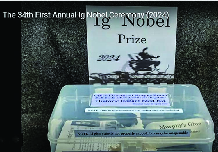 IG NOBEL 2024 - Thời Báo Newspaper - Chuyện Mỗi Tuần